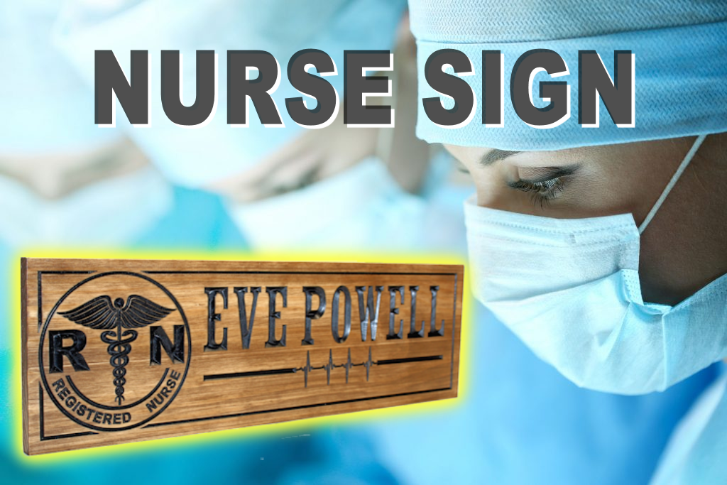 NURSE SIGN --- Perfect for a nursing graduation gift, RN retirement ...