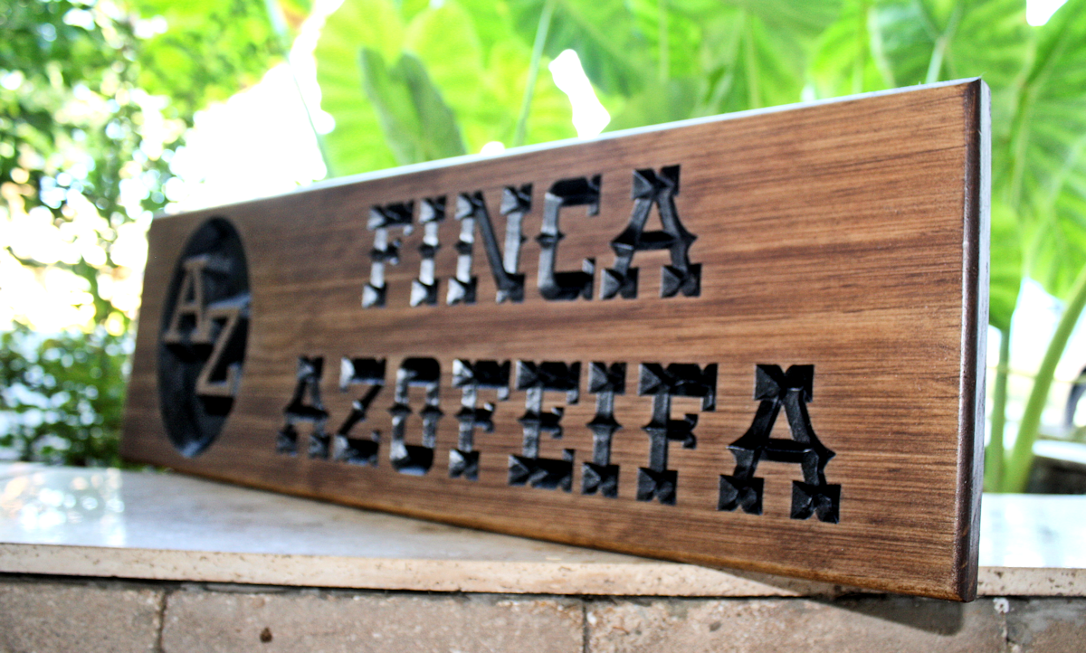 Featured Design: FINCA SIGN #294 - Custom Wood Design
