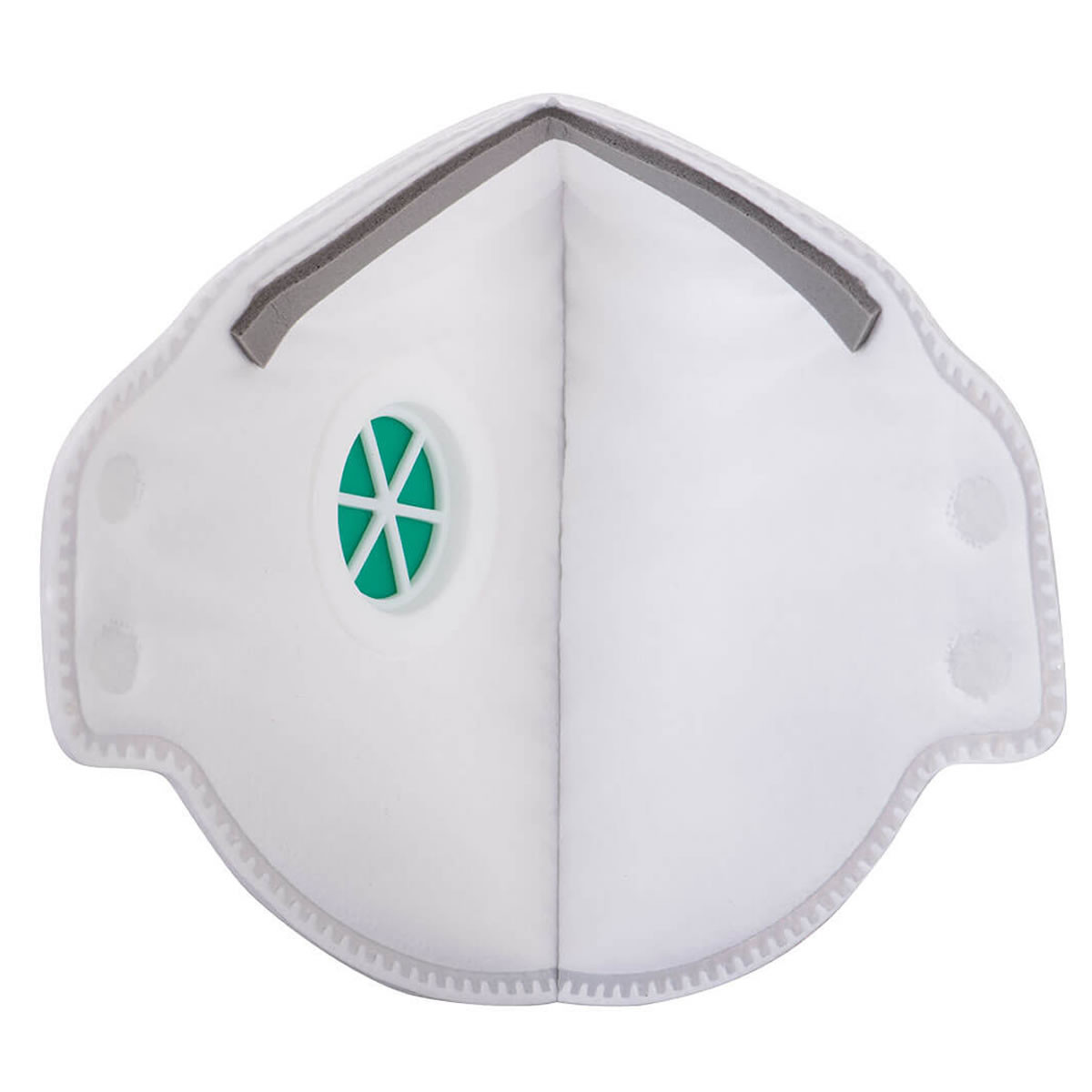 P351 Portwest FFP3 Valved Dolomite Fold Flat Respirator White