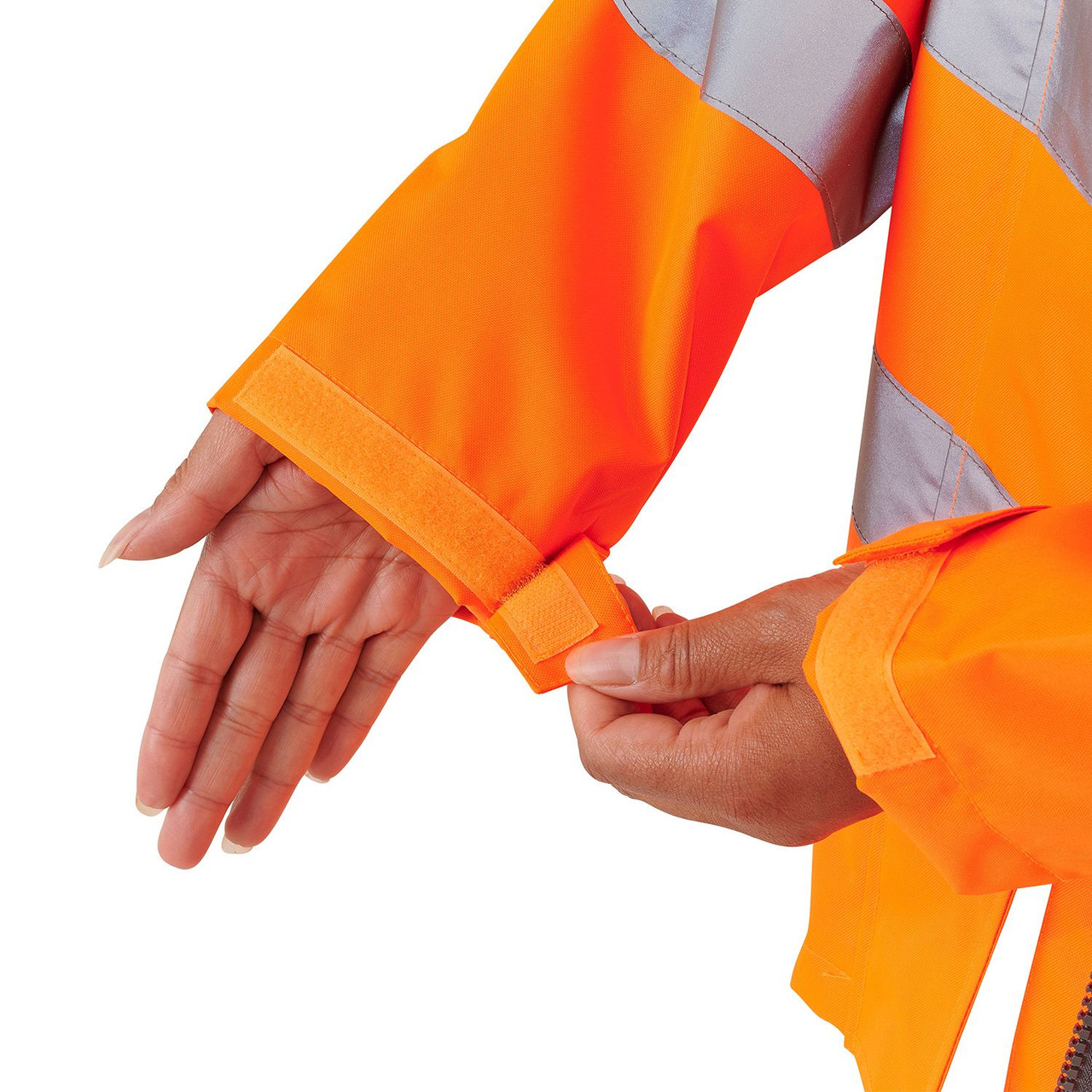 Supertouch Ladies Hi Vis Orange Kamela Padded Jacket
