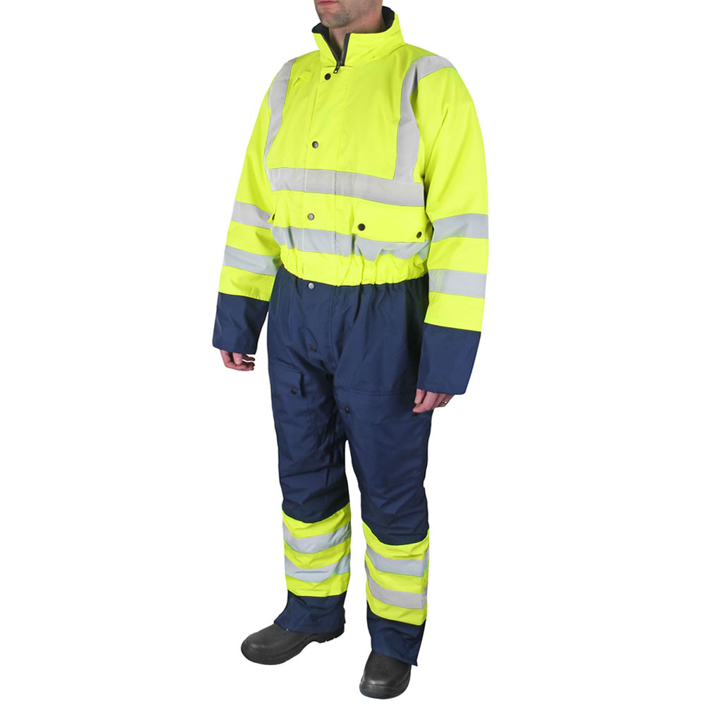 Two Tone Hi Viz Thermal Waterproof Coverall