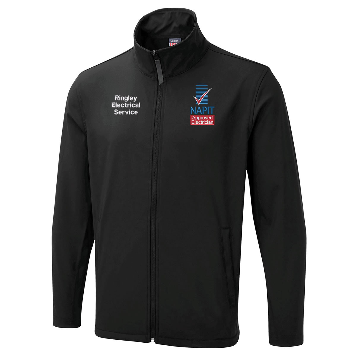 Personalised Embroidered NAPIT Logo Soft Shell Jacket