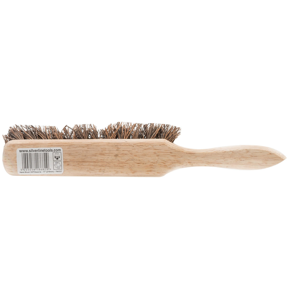 794337 Silverline Hand Brush Stiff Bassine