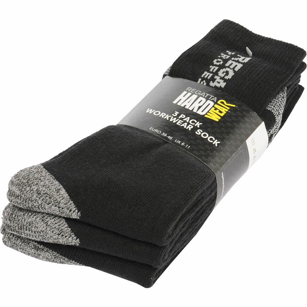 RMH003 REGATTA 3 Pack Work Socks