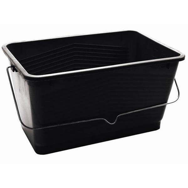 BPS ProDec Plastic Scuttle Black 15L