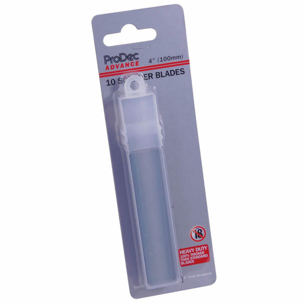 10 x ProDec Advance 4" Inch Titan Heavy Duty Scraper Replacement Blades