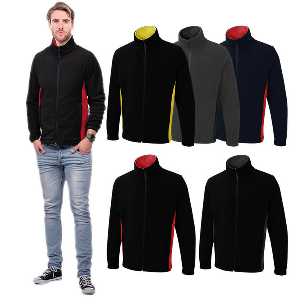 Uc617 Uneek Two Tone Full Zip Fleece Jacket