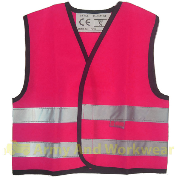 Baby Hi Viz Safety Vest Pink