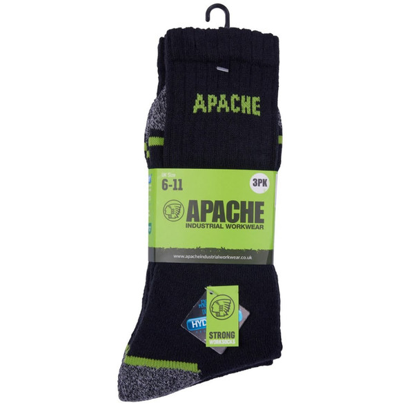 BURLINGTON Apache 3 Pack Work Sock