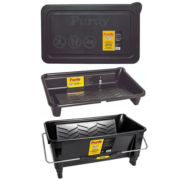 Purdy Bucket Dual Roll Off 5 Gallon With Lid & Paint Tray