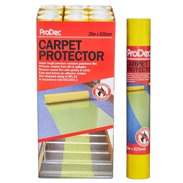 ProDec 25m x 625mm Carpet Protector Self-Adhesive Film