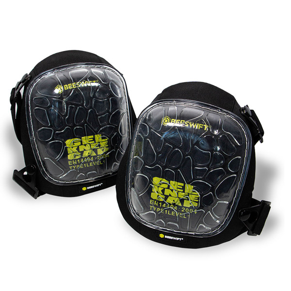 BBKP05 Beeswift Heavy Duty Gel Knee Pads Black