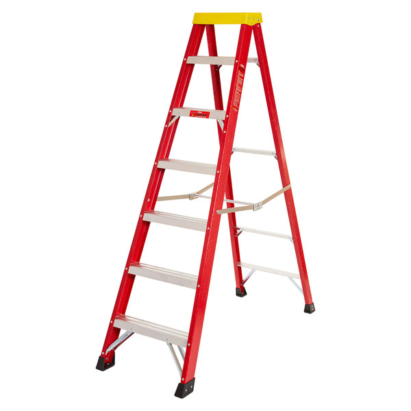 LFD180 ProDec 1.9m Fibreglass Stepladder