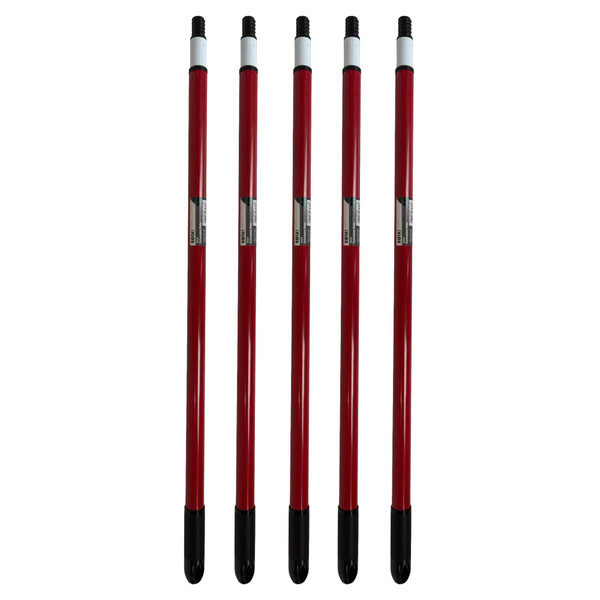 5 x Rota Contractor Extension Pole 2ft 6" - 4ft 6"