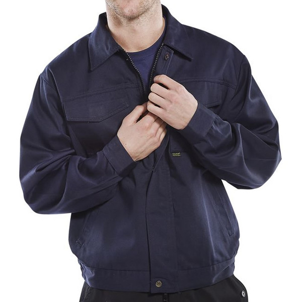 HEAVYWEIGHT Click Drivers Jacket, Warehouse Store Coat Garage Mechanics ...