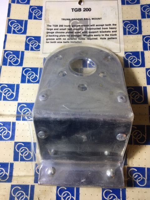 Trunk Groove Mount for a ball and spring antenna setup