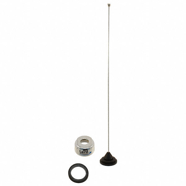 Laird QW152 - 152-162 MHz Chrome 1/4 Wave Mobile Antenna