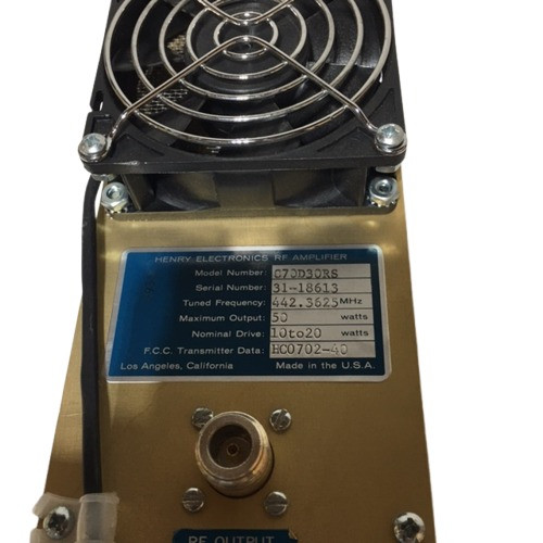 Henry Electronics 19 Inch Rack Mounted UHF Band RF Amplifier