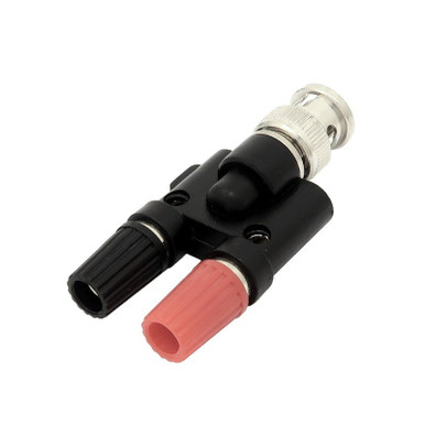 BNC Male Plug to Double Banana Female Jack Coaxial Connector Adaptor