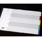 A3 5 tab Landscape divider - Pacific Plan Printing