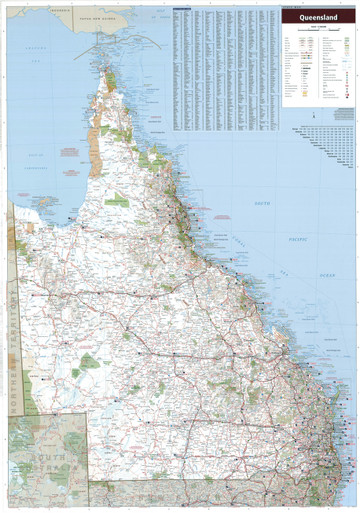 Map of Queensland