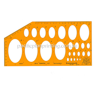 Ellipse Template ISOMETRIC