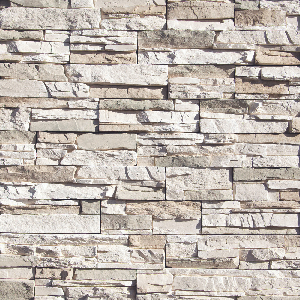dry stack stone siding