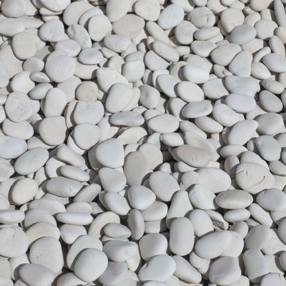 White Beach Pebbles