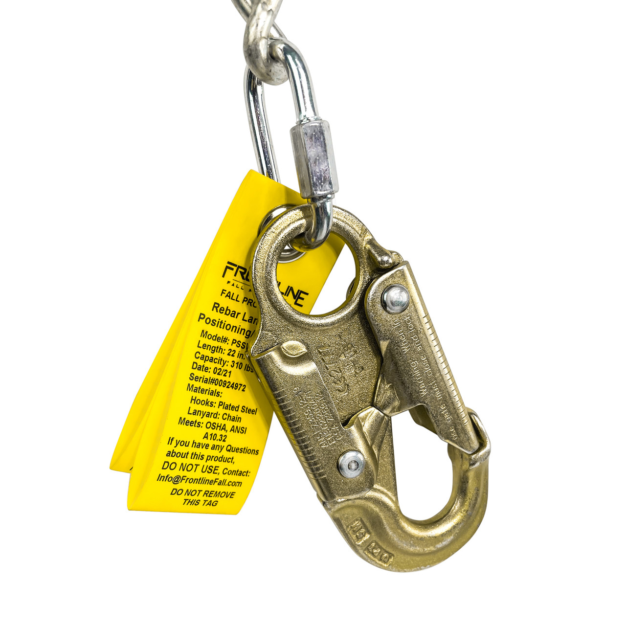 Frontline PSSW2R-US Patriot™ Positioning Chain with Swiveling Hook ...