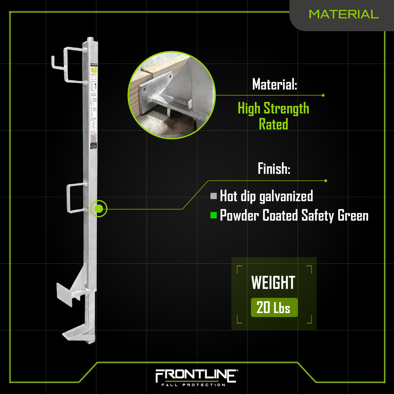Frontline Slab Grabber System for Concrete Substrates (Ea) - Frontline