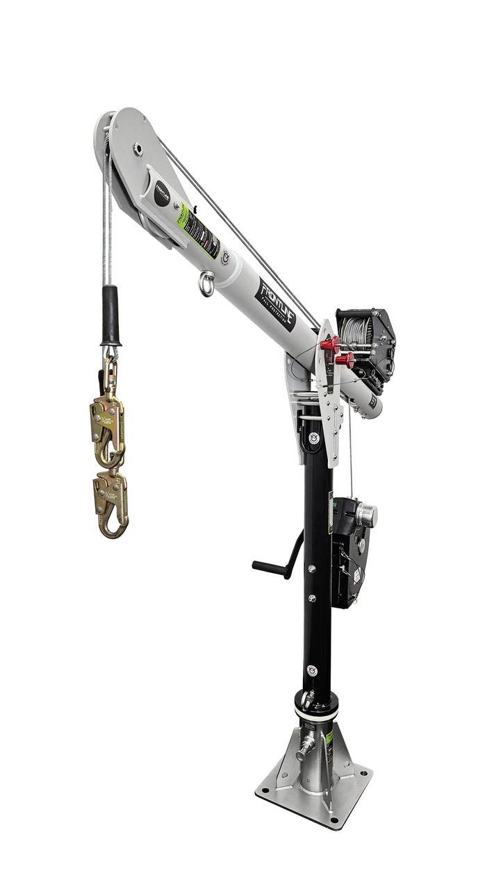 Confined Space Davit Arm System with Floor Mount - Frontline