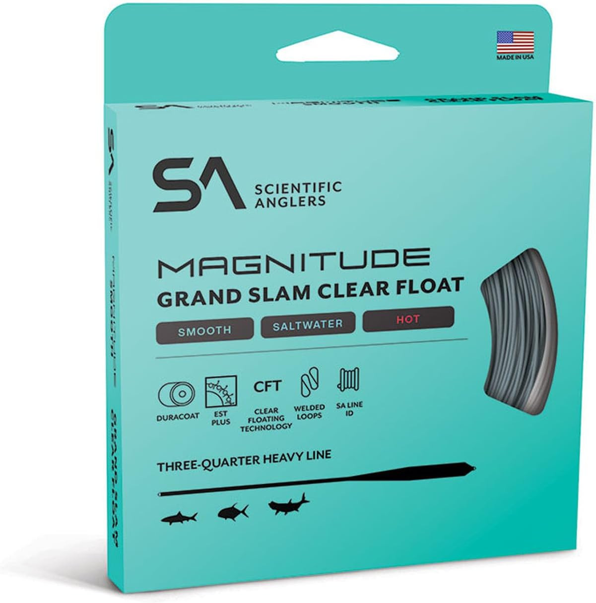 SA Magnitude Smooth - Grand Slam Full Float Clear Fly Line