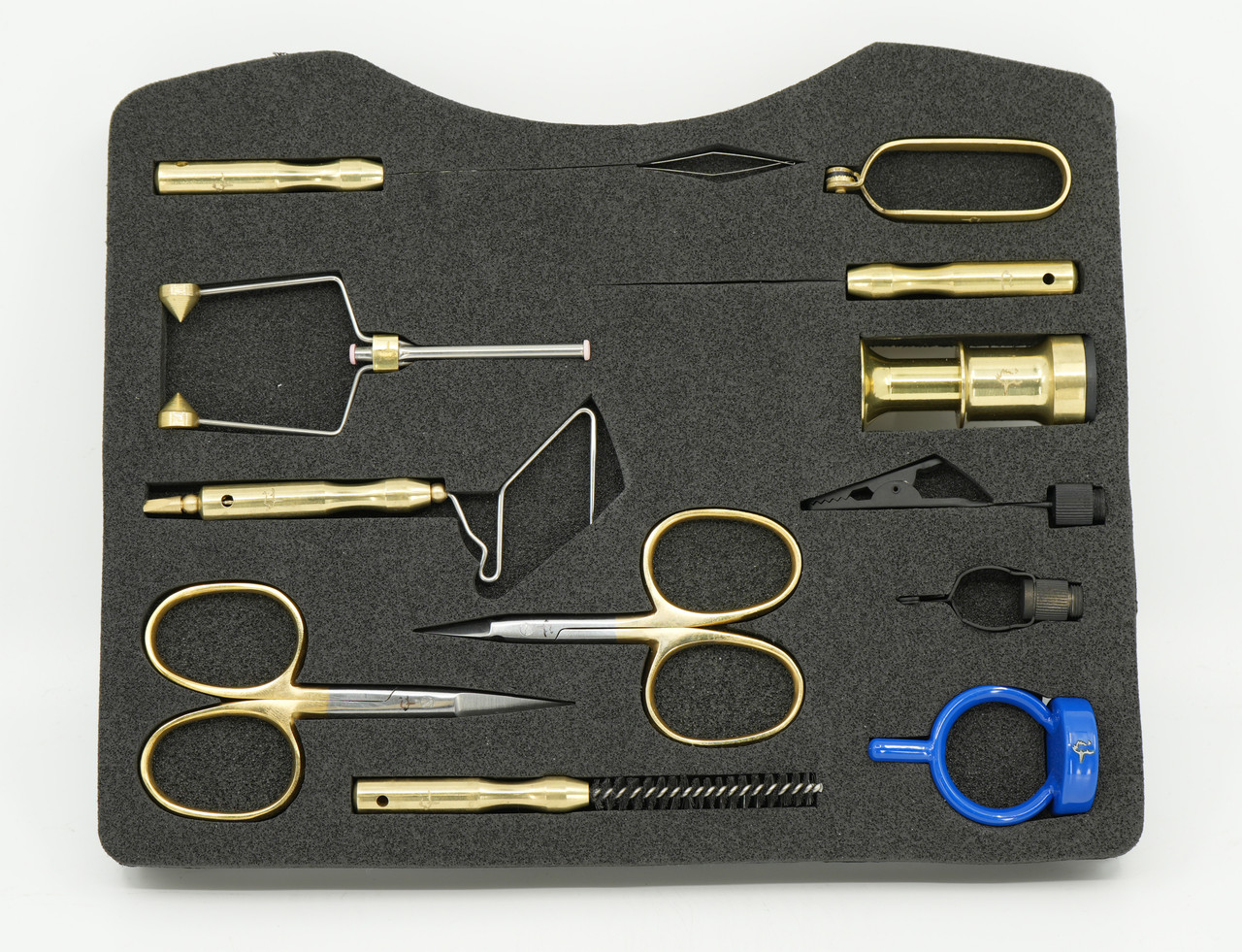 Kingfisher Fly Fishing Comprehensive Fly Tying Tool Kit, 11 Pc