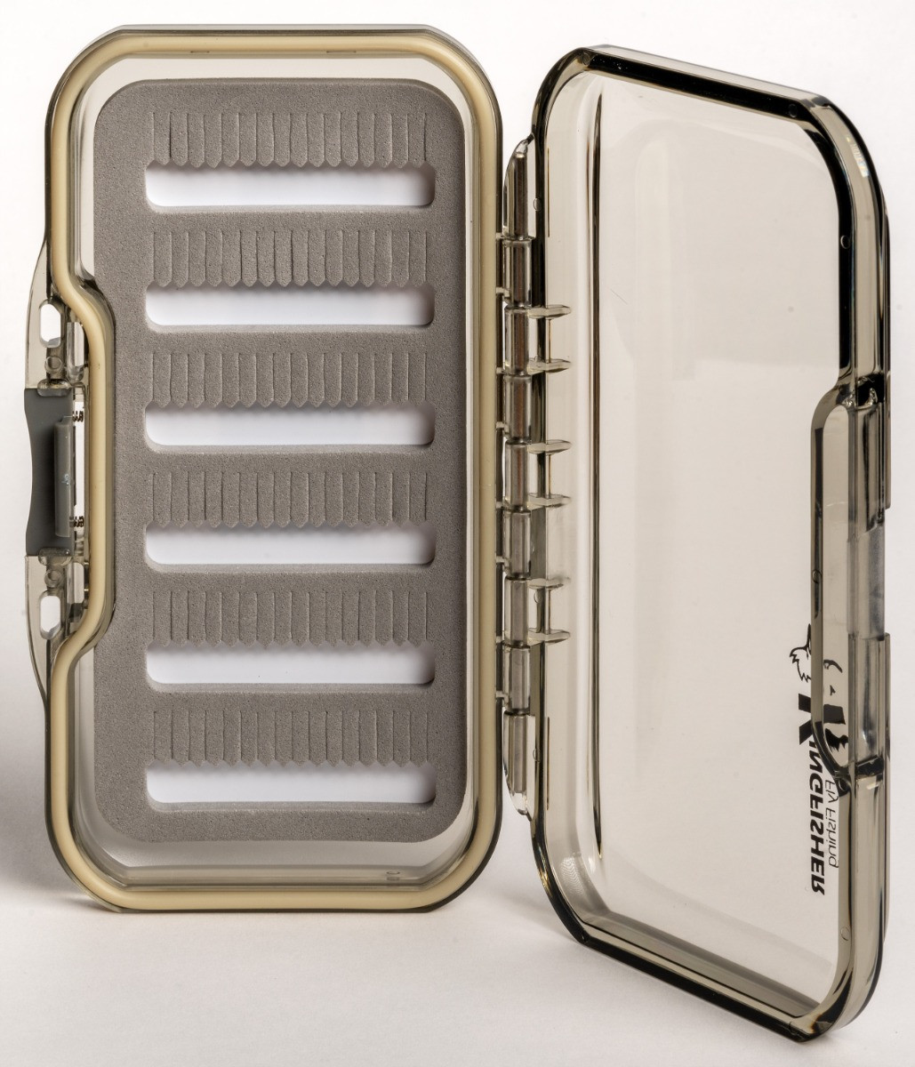 Waterproof Fly Box With Spring Loaded Lid