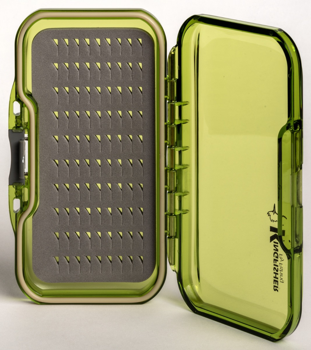 Waterproof Fly Box With Spring Loaded Lid