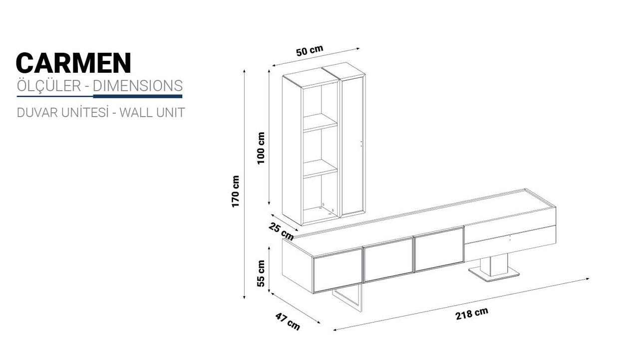 Carmen TV Unit - Furniture Expo