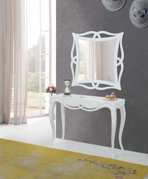 2-Piece Console & Mirror Set #402 - Furniture Expo