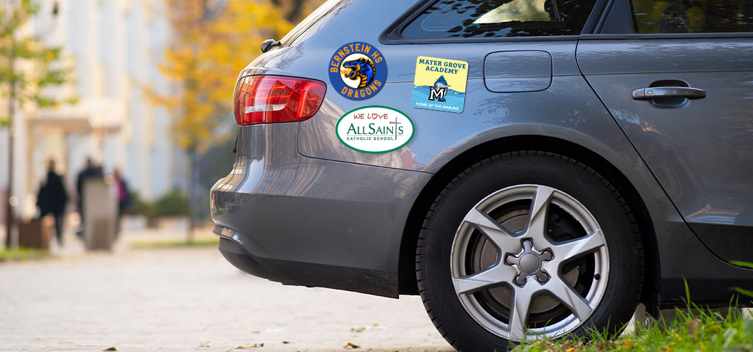 Oval Car Magnets vs. Circle vs. Square