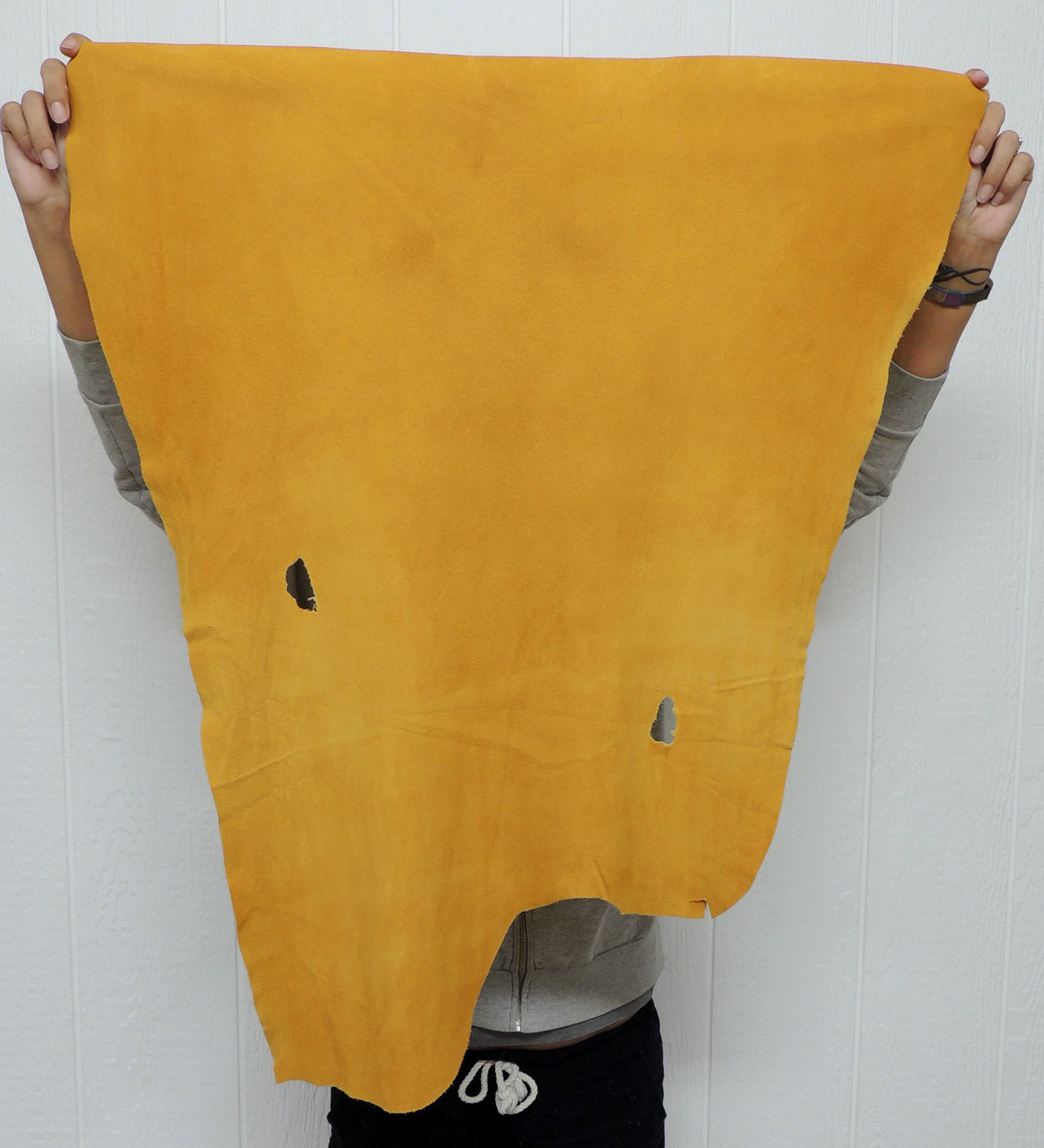 GOLD Deerskin Leather Hide for Native American Crafts Regalia Buckskin ...