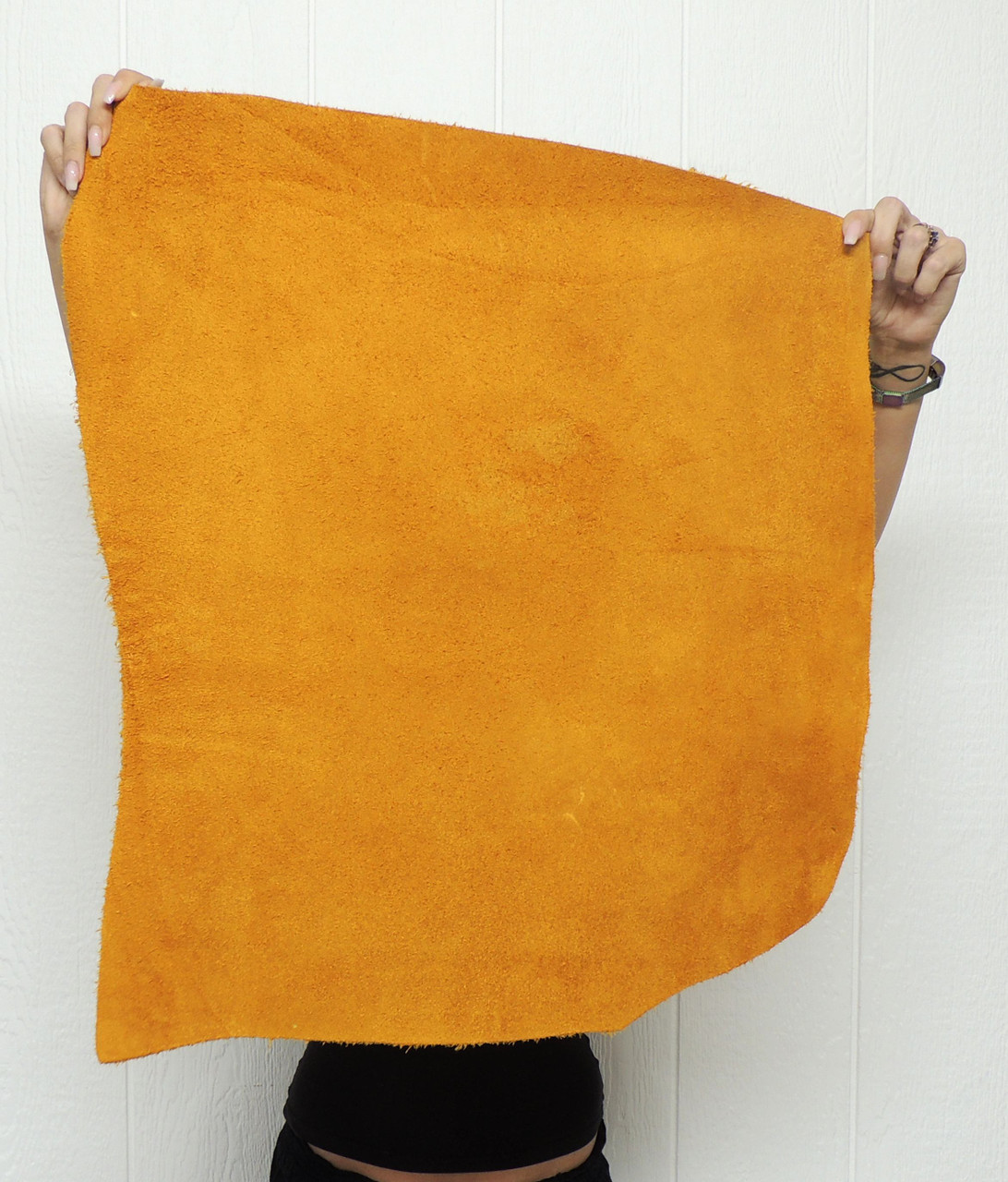 8-9 oz. GOLD BUFFALO Leather Hide for Native American SASS Cowboy ...