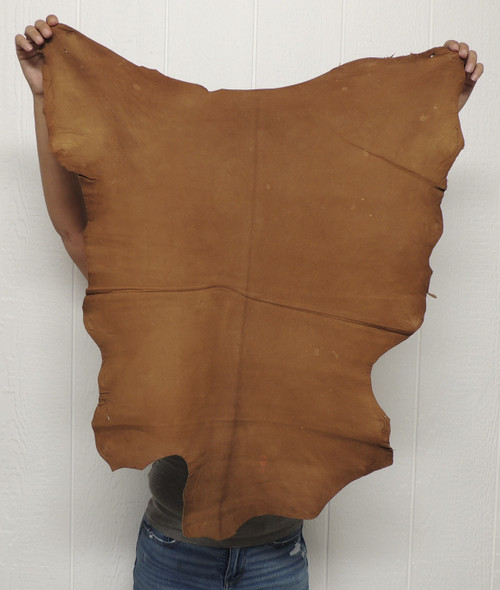 SADDLE BUCKSKIN Leather Hide for Native American SASS Western Crafts ...