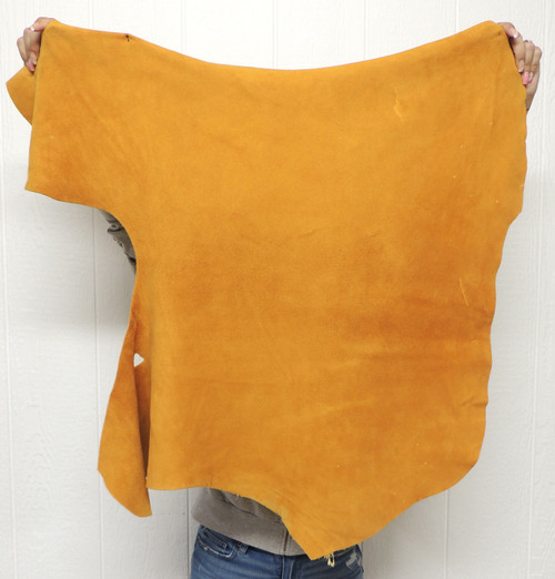 GOLD DEERSKIN Leather Hide for Native American SASS Western Crafts ...