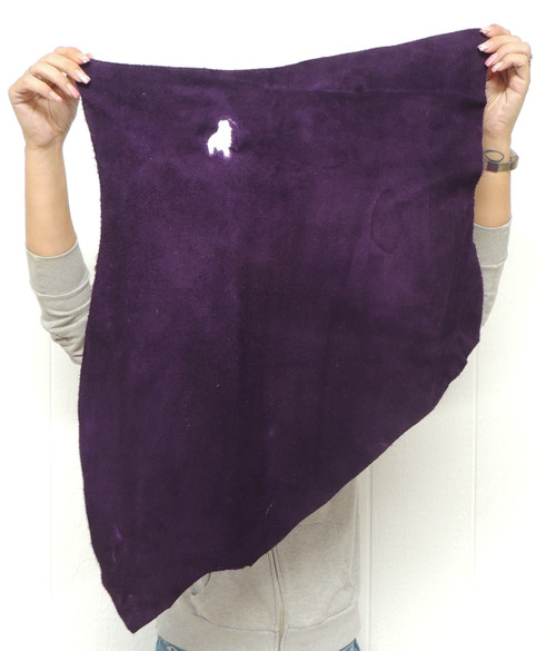 4-6 oz. PURPLE Buffalo Bison Leather Hide for Native American SASS ...