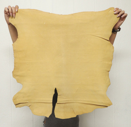SMOKE BUCKSKIN Leather Hide for Native American SASS Western Crafts ...