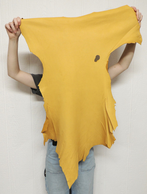 Full Grain HONEY DEERSKIN Leather Hide for Native American Crafts ...