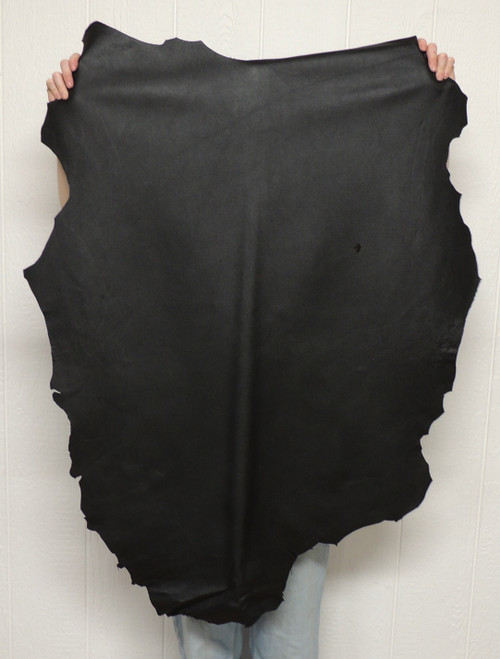 BLACK "CRACKLE" SHEEPSKIN Leather Hide for Book Binding Journals Bible ...
