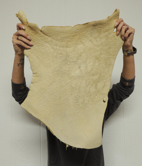 11-12 oz. Full Grain Buffalo Bison Leather Hide for Native American ...
