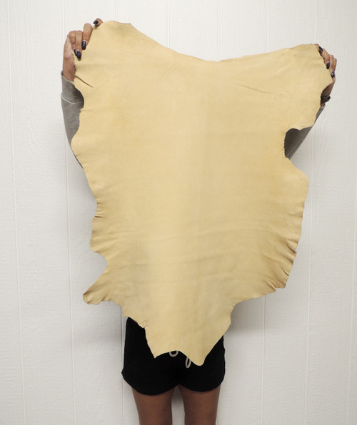 BRAINTAN Buckskin Leather Hide for Native American SCA SASS LARP Crafts ...