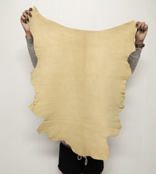 BRAINTAN Buckskin Leather Hide for Native American SCA SASS LARP Crafts ...