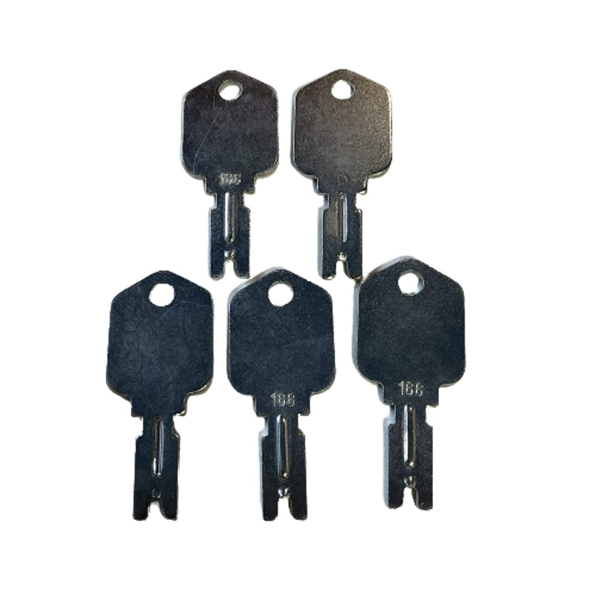 166 Forklift Ignition Key Fits Clark Yale Hyster Komatsu Gradall Gehl ...